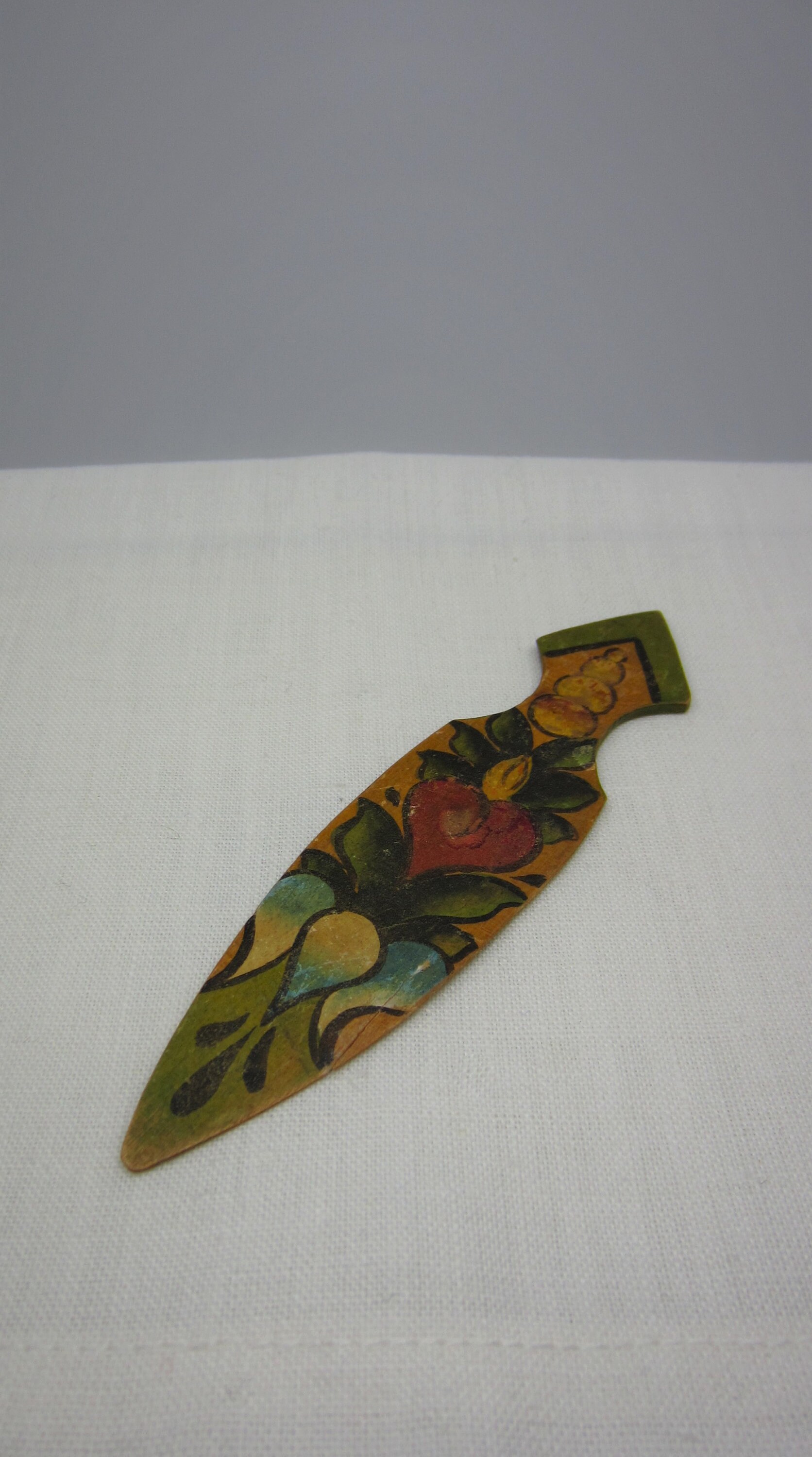 Vintage Swedish Small Wooden Bookmark / Decoration Hand | Etsy