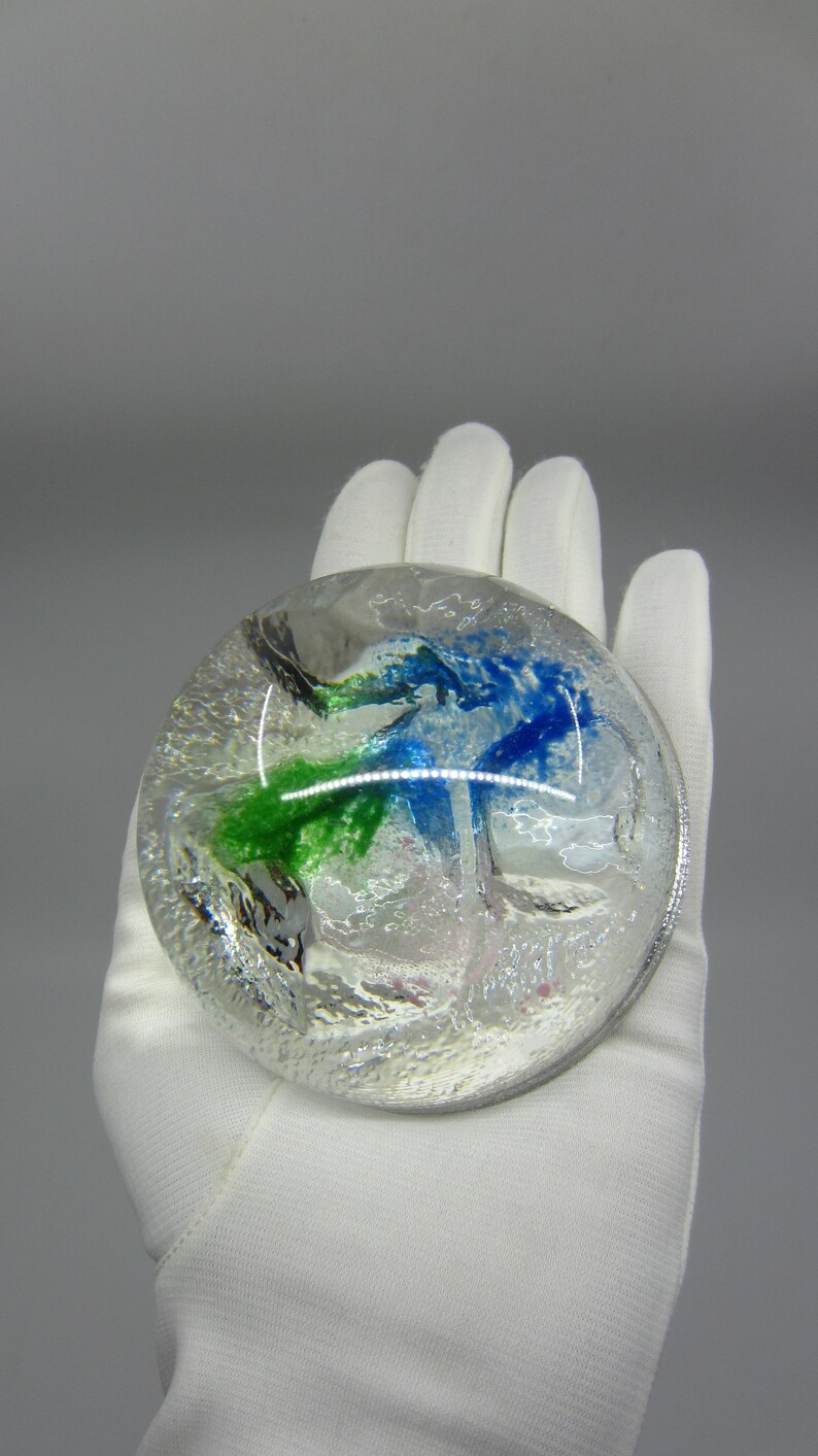Vintage Finnish Riihimäen Lasi Glass Sculpture Rantakivet Beach Stone ...