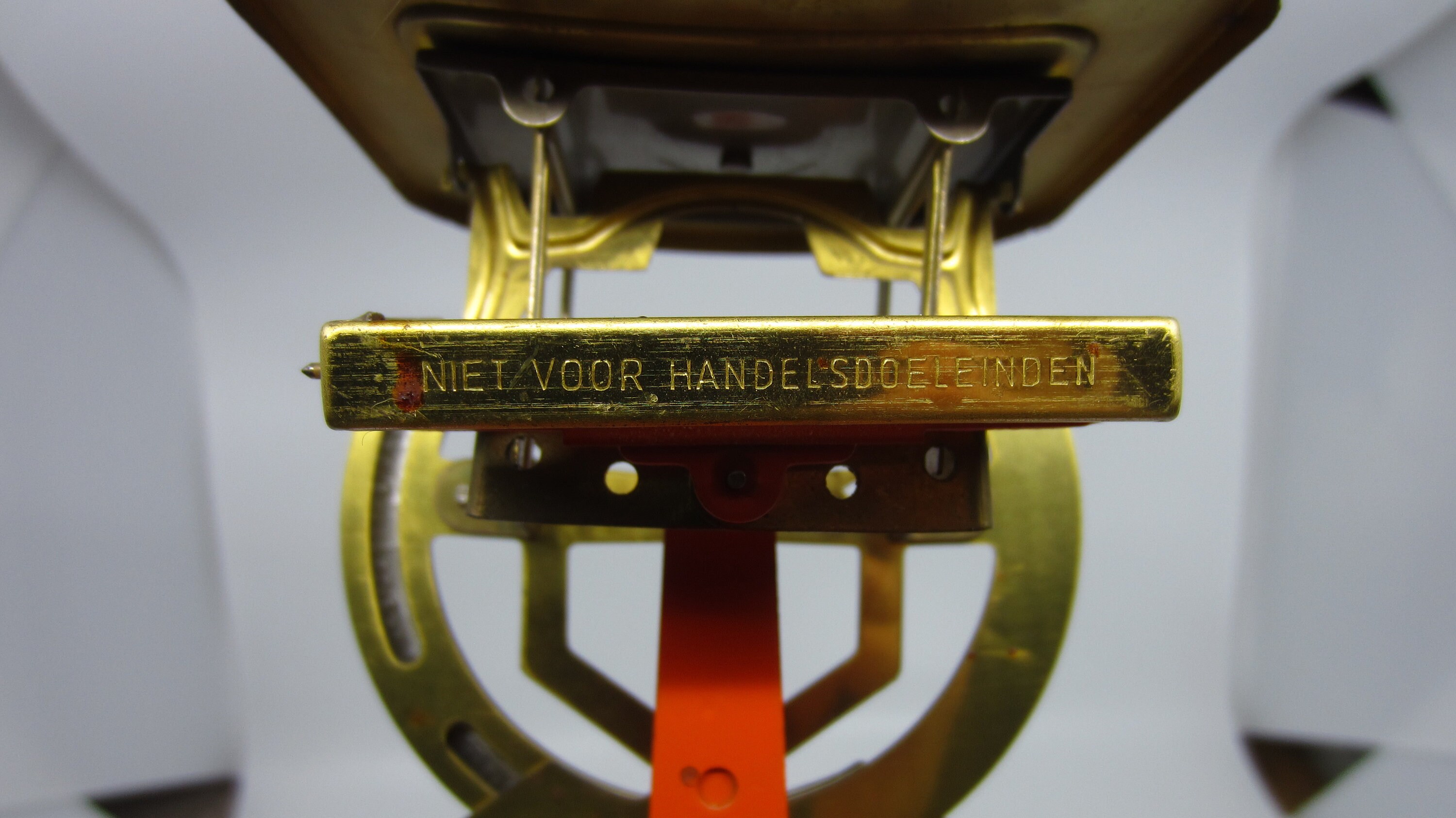 Vintage Orange Postal Bilateral Scale Charming & Funky Industrial ...