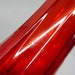 Vintage Red / Orange / Clear Glass Vase Oread? Japan? 1970s Organic ...