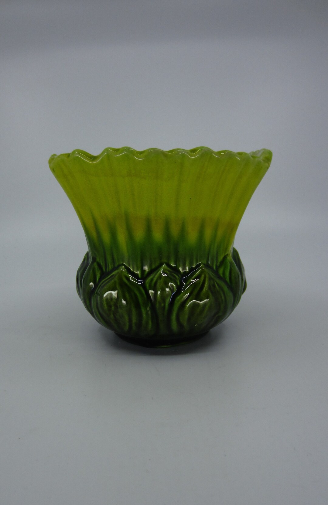 Antique English Ault Pottery Majolica Style Planter / Jardiniere / Vase ...