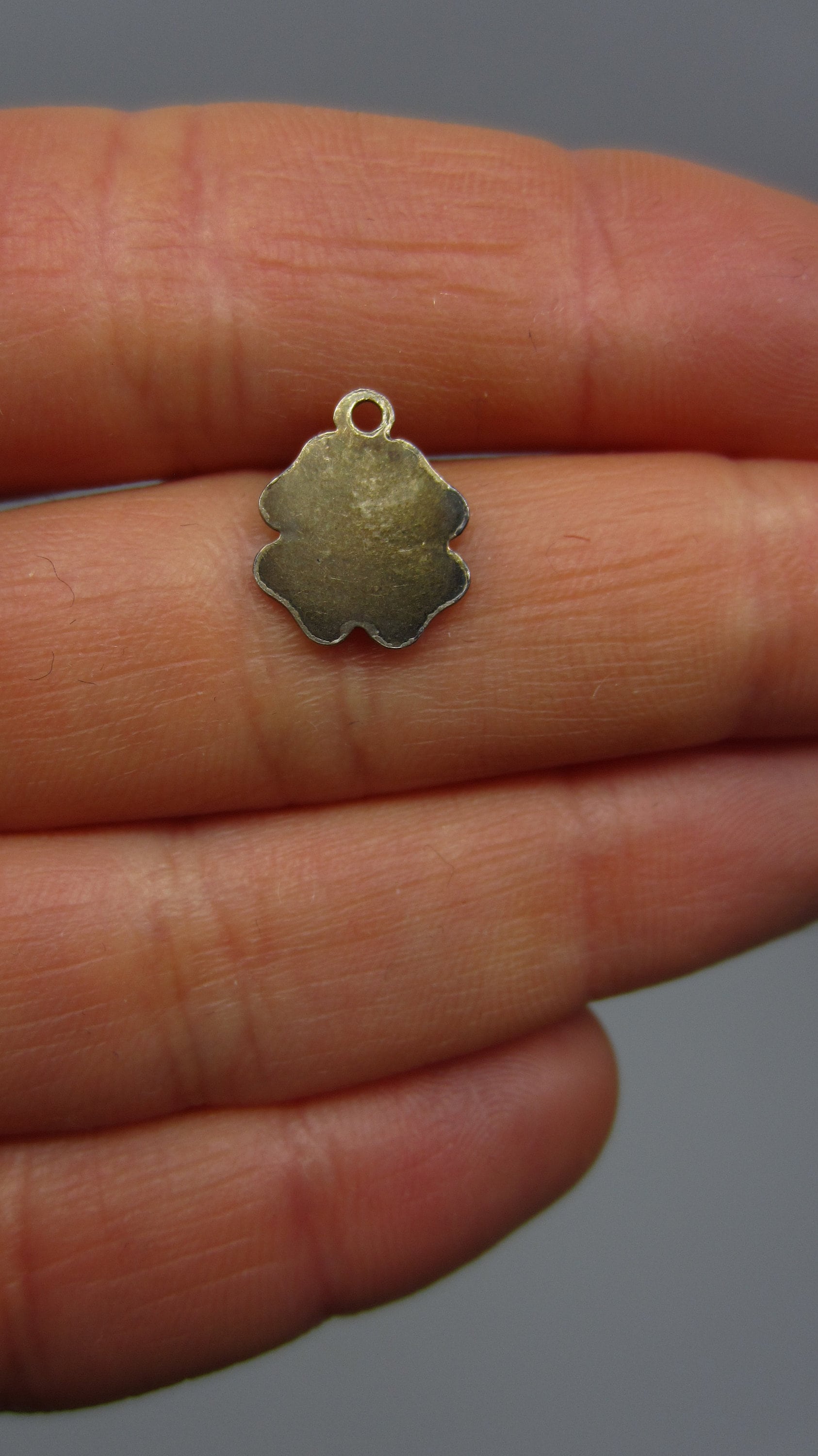 Set of three vintage or antique miniature metal charms / fob | Etsy