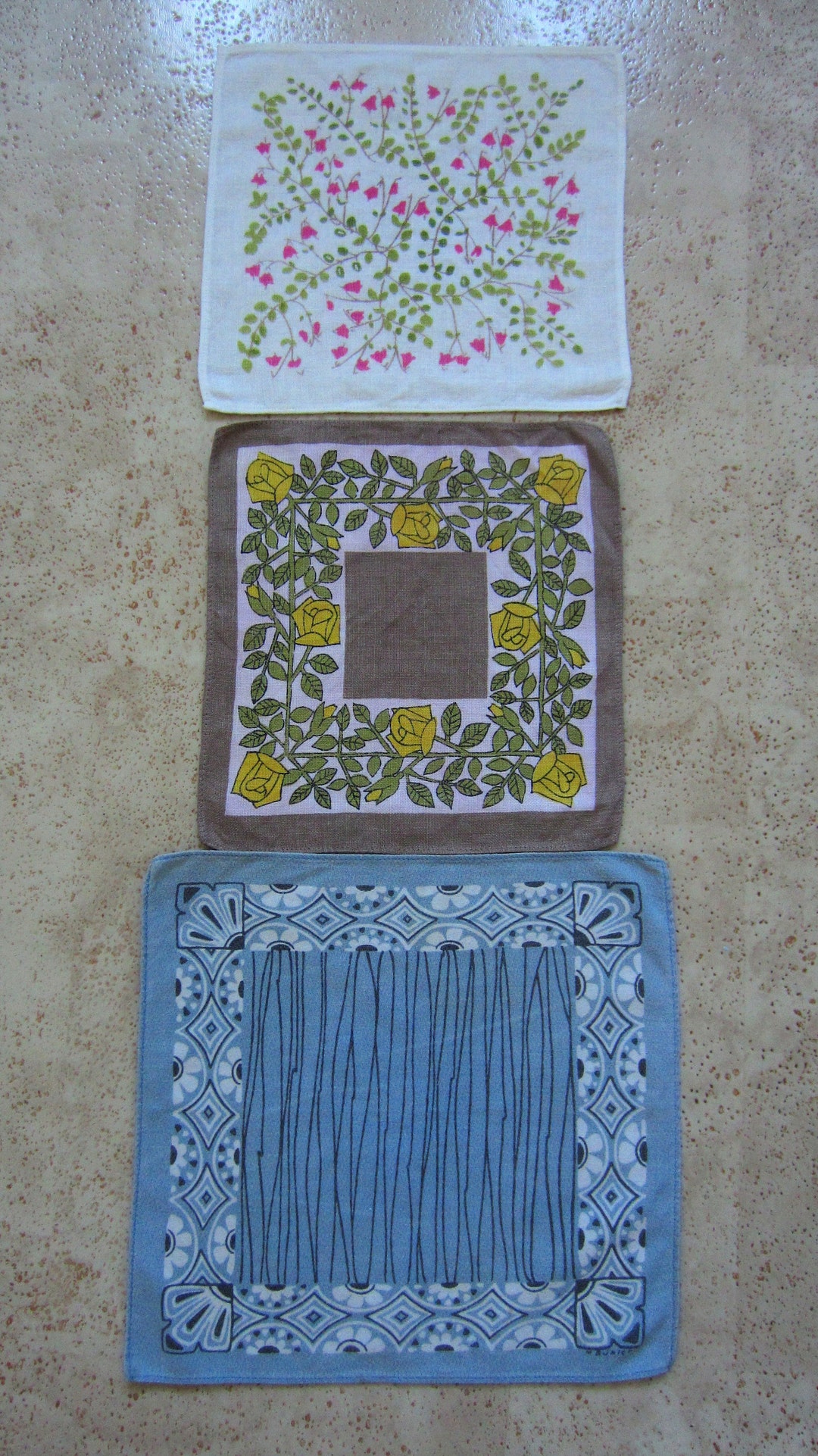 A Set of Three Small Vintage Swedish Decorative Clothes Scandinavian ...