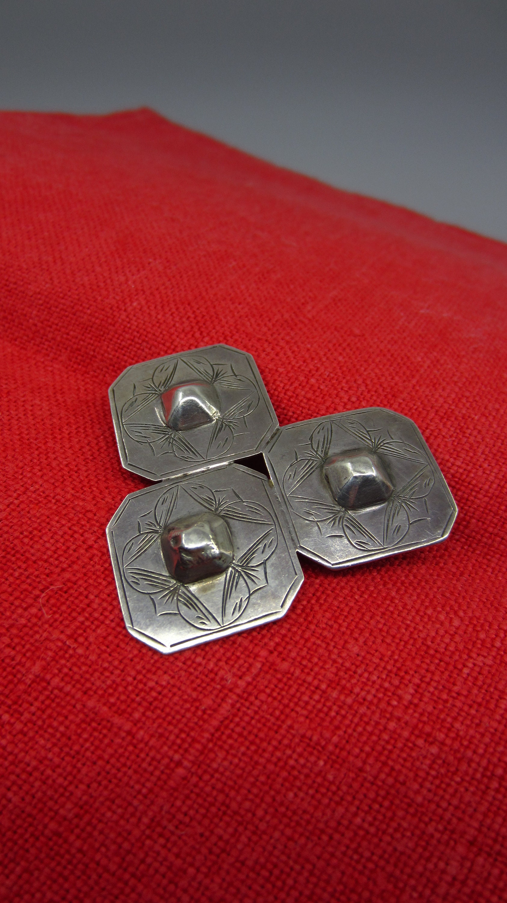 Antique Swedish Silver Folk Costume Brooch Made of Three | Etsy