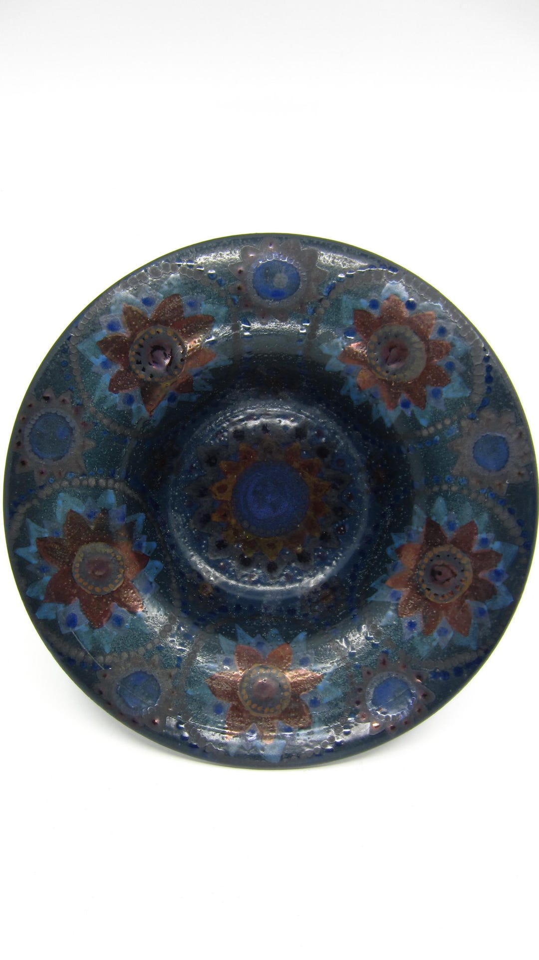 Vintage Finnish Arabia Heavy Ceramic Bowl Designer Hilkka Liisa Ahola ...