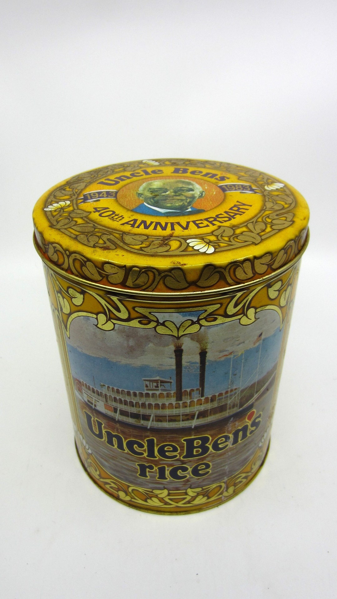 Vintage American Uncle Ben's Rice 40th Anniversary Limited Edition TIN ...