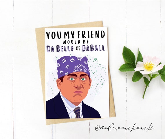 Printable the Office Greeting Card the Office Digital - Etsy