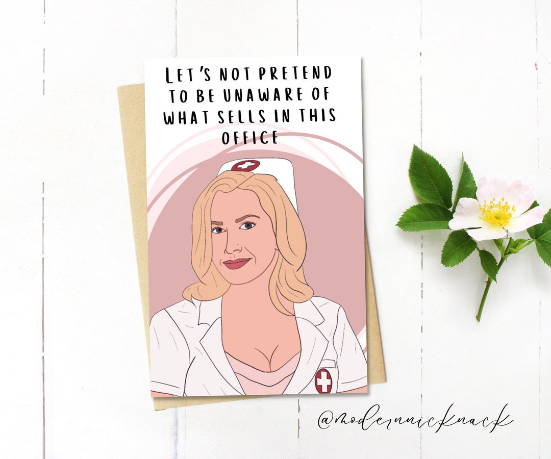 Angela Kinsey the Office Halloween Card | Angela Kinsey Nurse | the ...