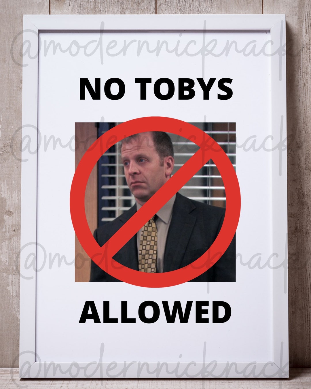 No Toby's Allowed Office Inspired Party Printable | the Office Party ...