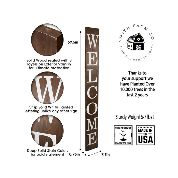 Outdoor Welcome Sign - Etsy