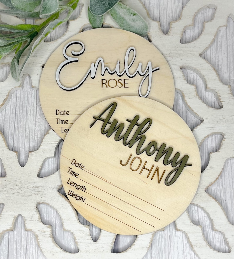 Baby Announcement Sign, Hospital Stat Sign, Newborn Announcement Sign ...