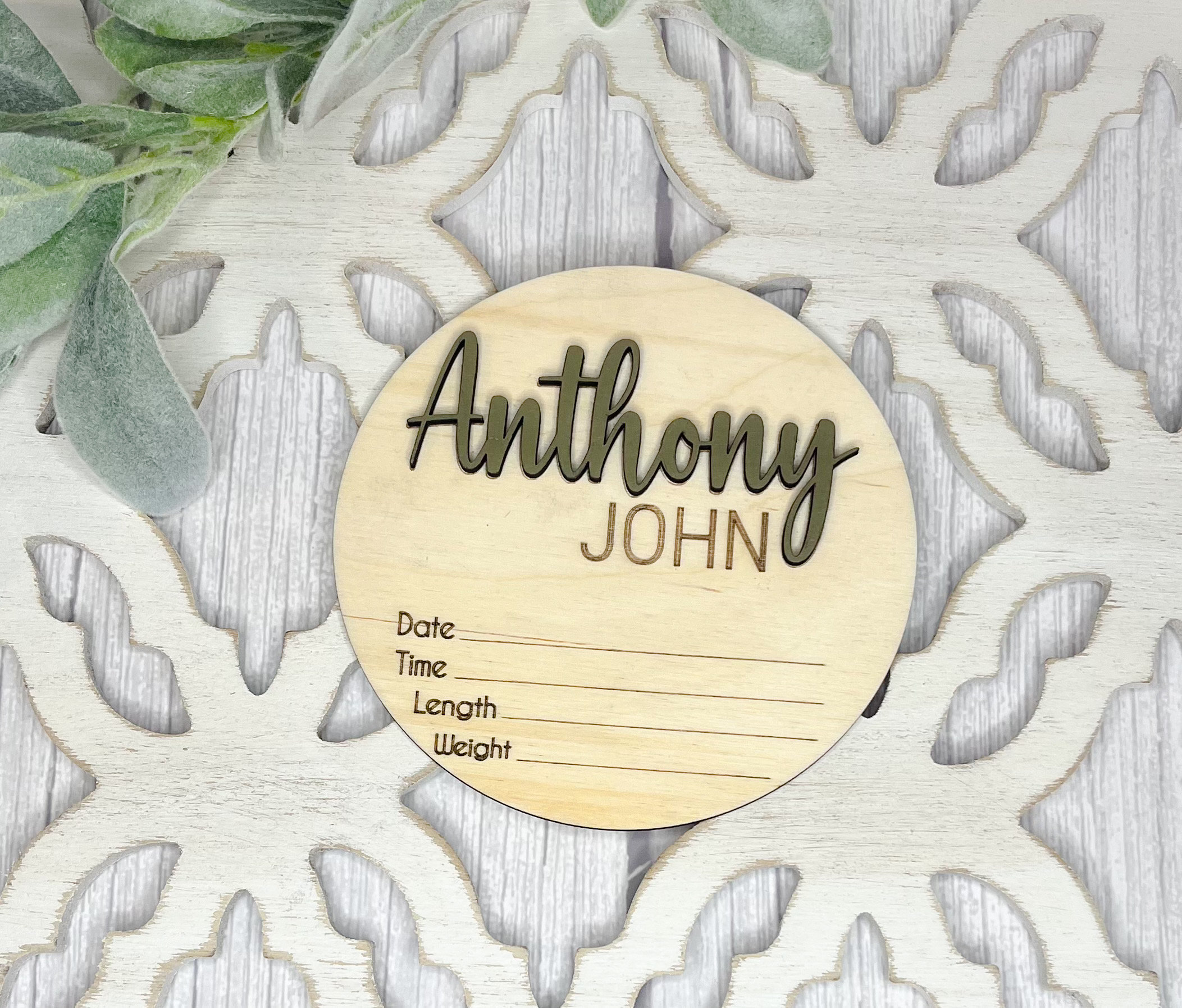 Baby Announcement Sign, Hospital Stat Sign, Newborn Announcement Sign ...