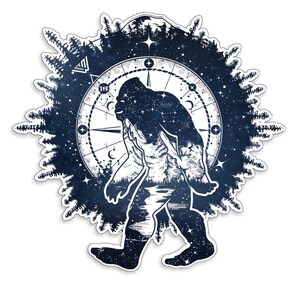 Bigfoot Nights Sticker - Etsy