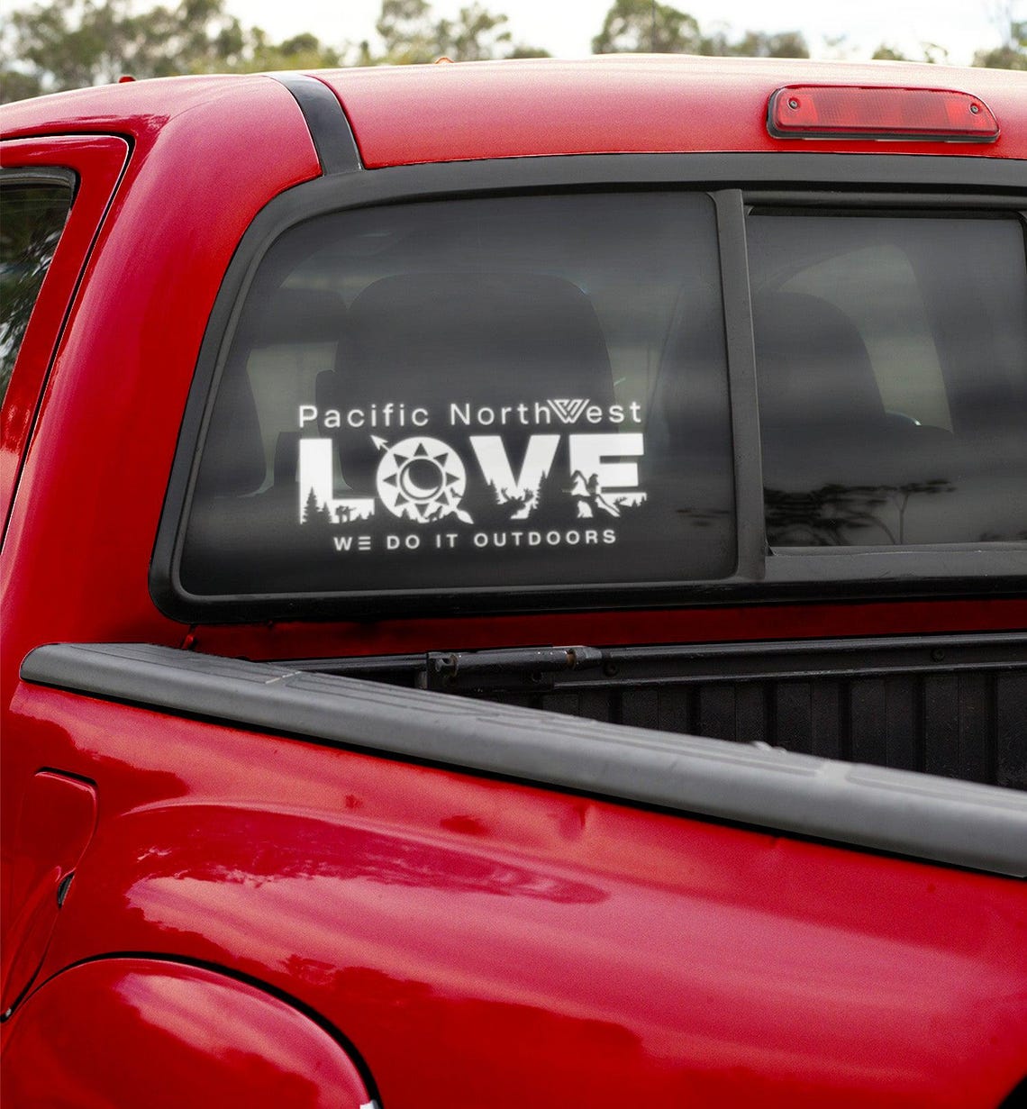Pacific Northwest LOVE 10" Decal - Etsy
