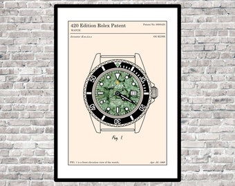 Rolex poster | Etsy