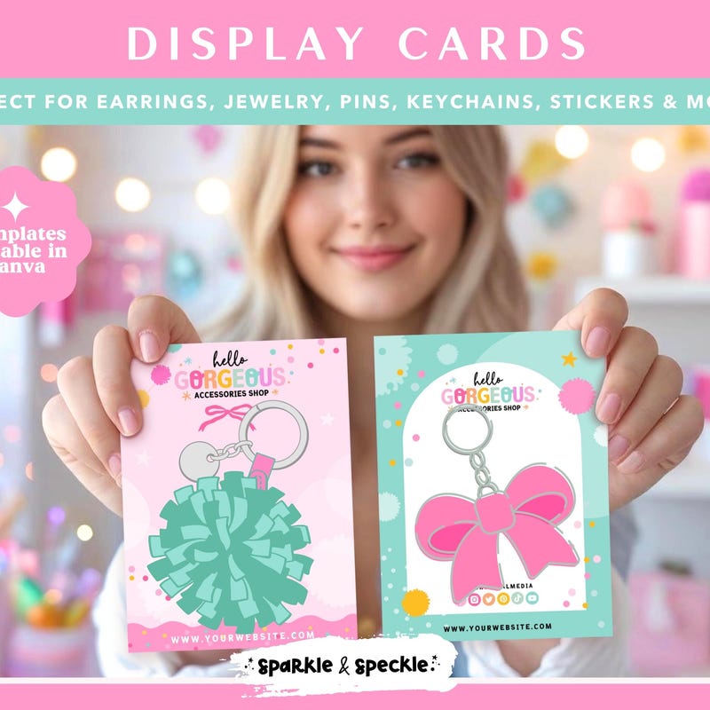 Colorful Display Cards - Etsy