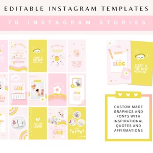 Rainbow Instagram Story Templates Editable in Canva, Bright Instagram ...
