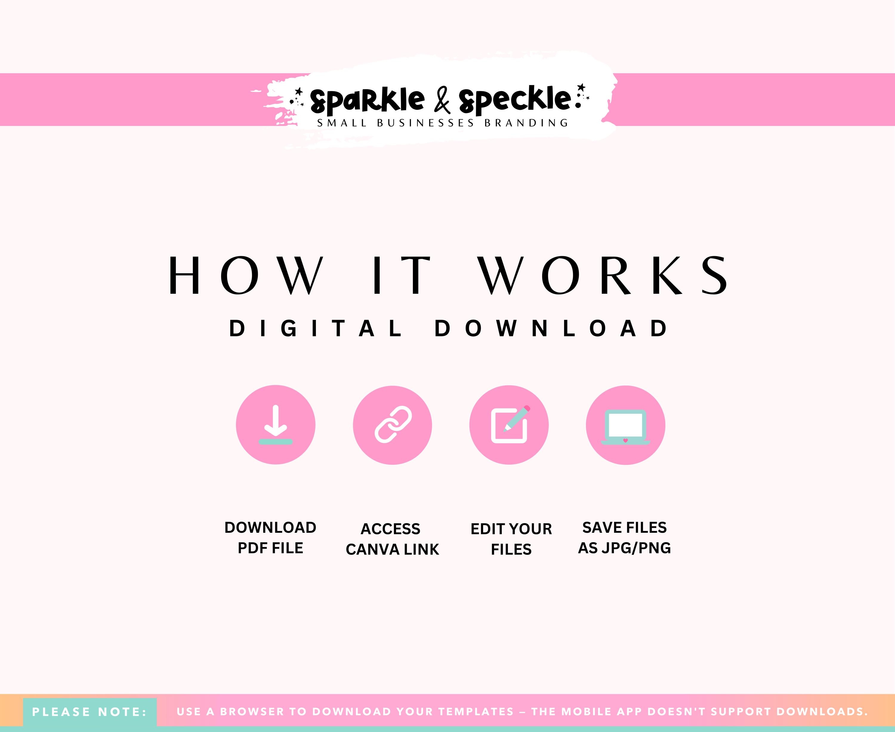 Editable Email Signature Template: Rainbow Canva Design (digital ...