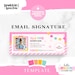Colorful Email Template Editable in Canva , Playful Gmail Signature for ...