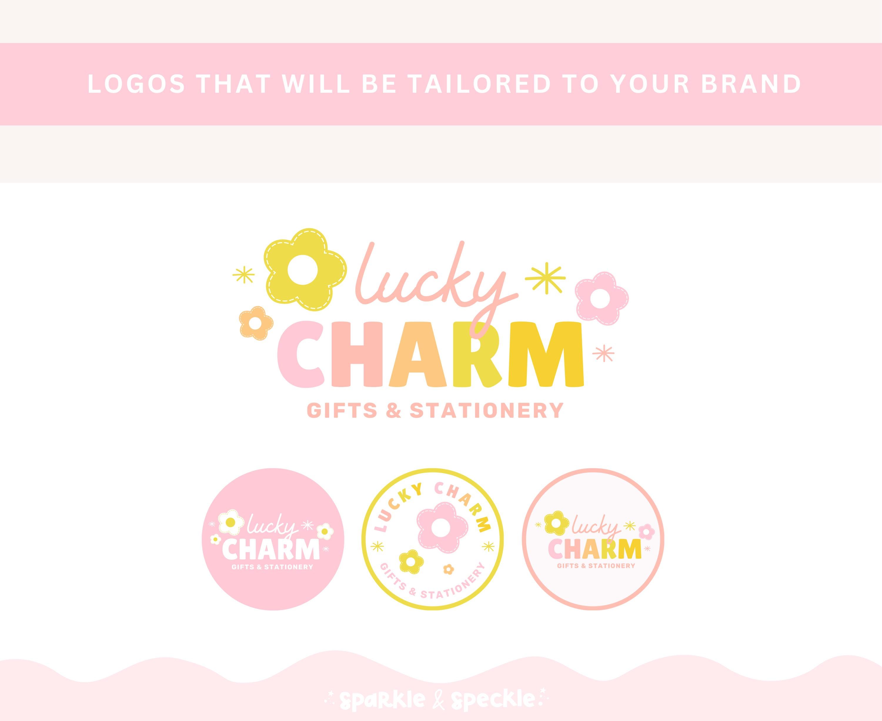 Bright Boutique Logo Design, Retro Premade Business Logo, Colorful ...