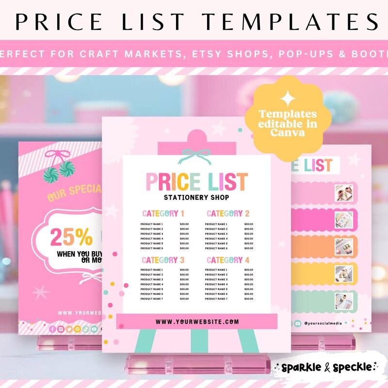 Pricing Signs - Etsy