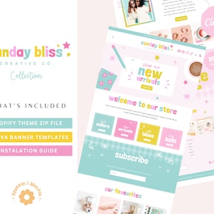 Shopify for Digital Products, Shopify Theme Banners Editable in Canva ...