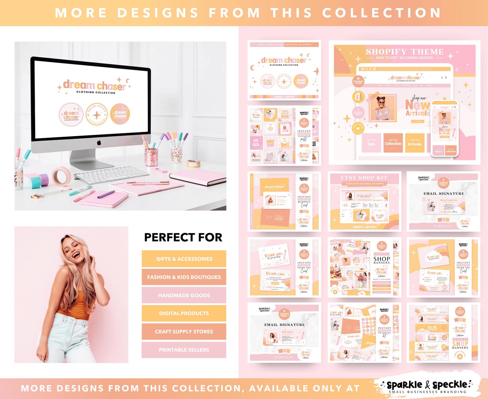 Etsy Shop Banners: Playful Canva Banner Templates for Etsy Sellers ...