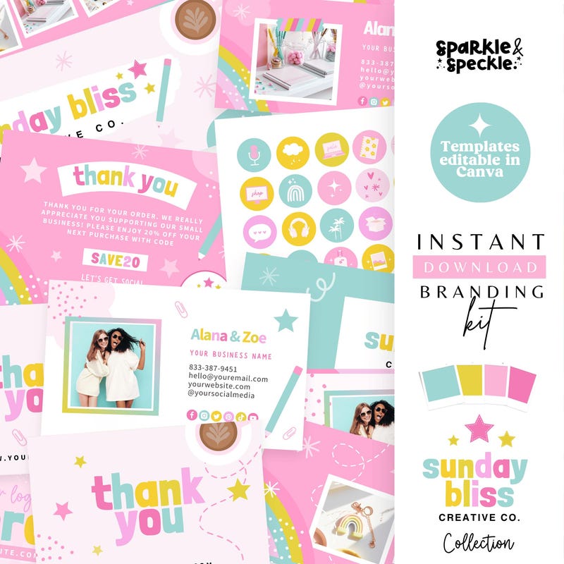 Turquoise Branding Kits - Etsy