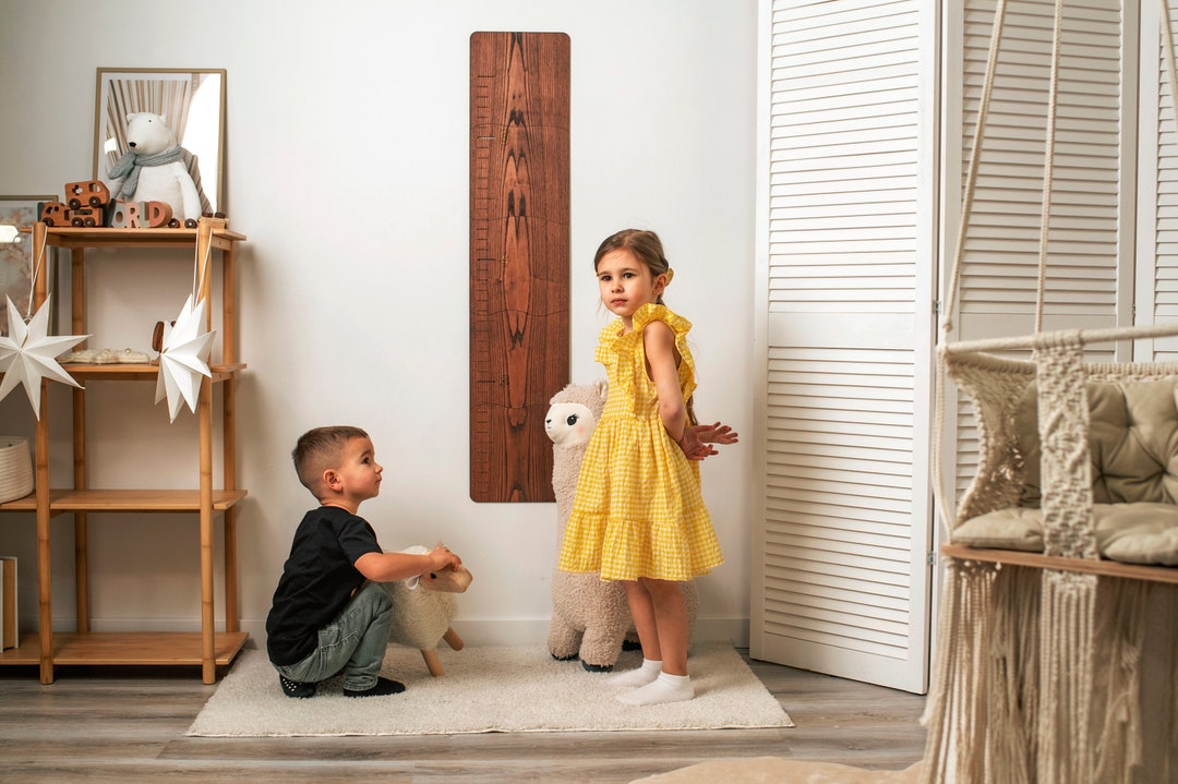 Growth Chart Kids Measuring Stick Wooden Ruler Custom Growth Chart ...
