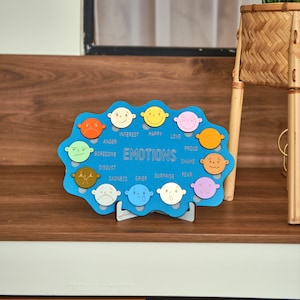 Emotions Puzzle Busy Puzzle Board Kids Educational Puzzle - Etsy