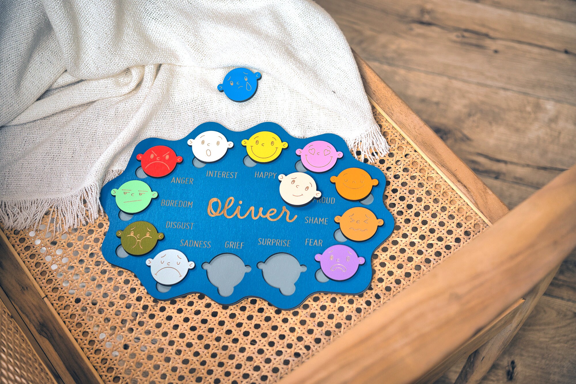 Emotions Puzzle Busy Puzzle Board Kids Educational Puzzle - Etsy