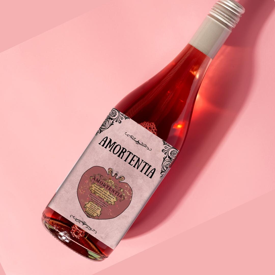 Amortentia Love Potion Wine Label: Harry Potter Party Drinks (PDF ...