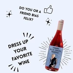 Felix Printable Bottle Labels, Stray Kids Wine Label, Digital Download ...