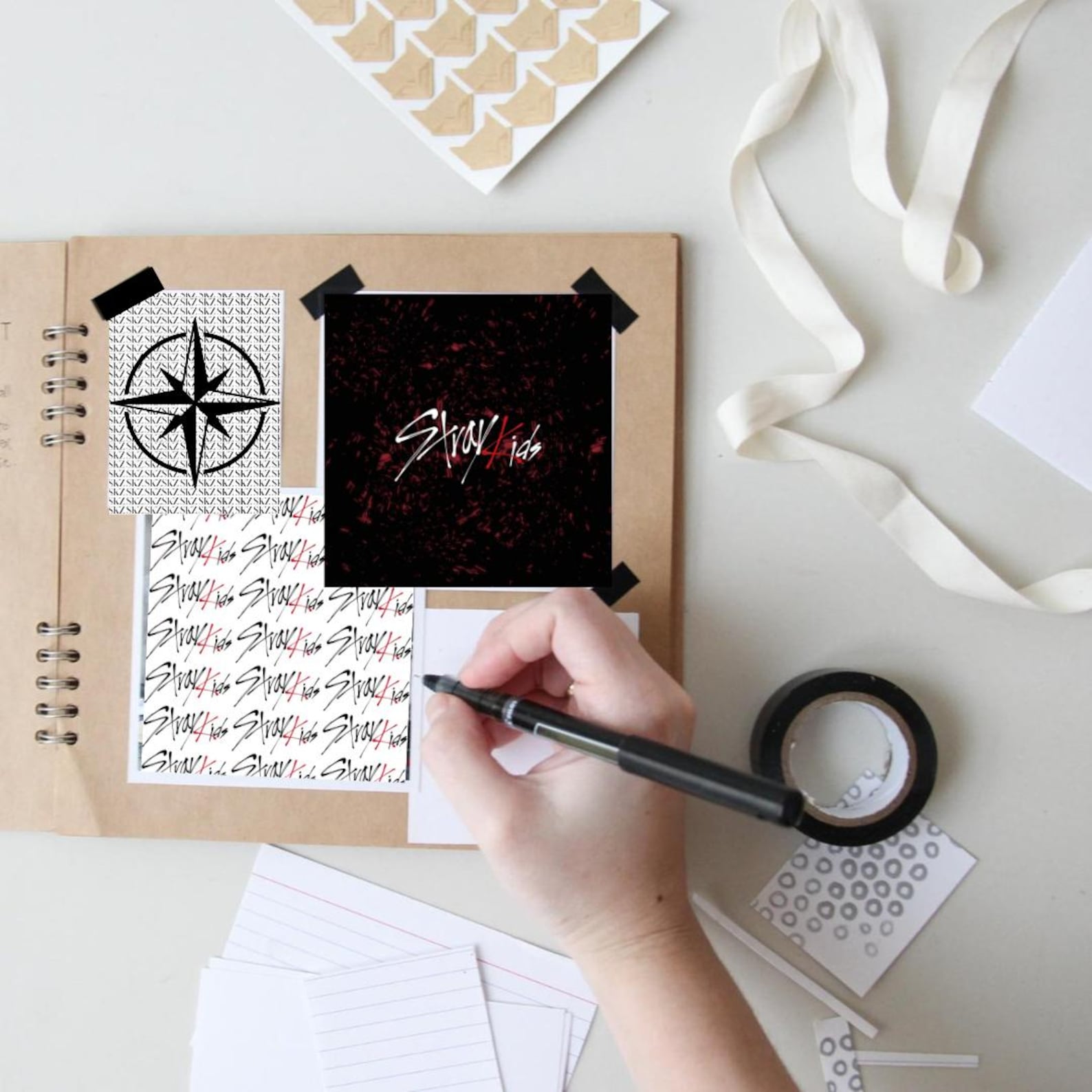 Stray Kids Scrapbook Paper: Kpop Printable Designs (digital Download ...