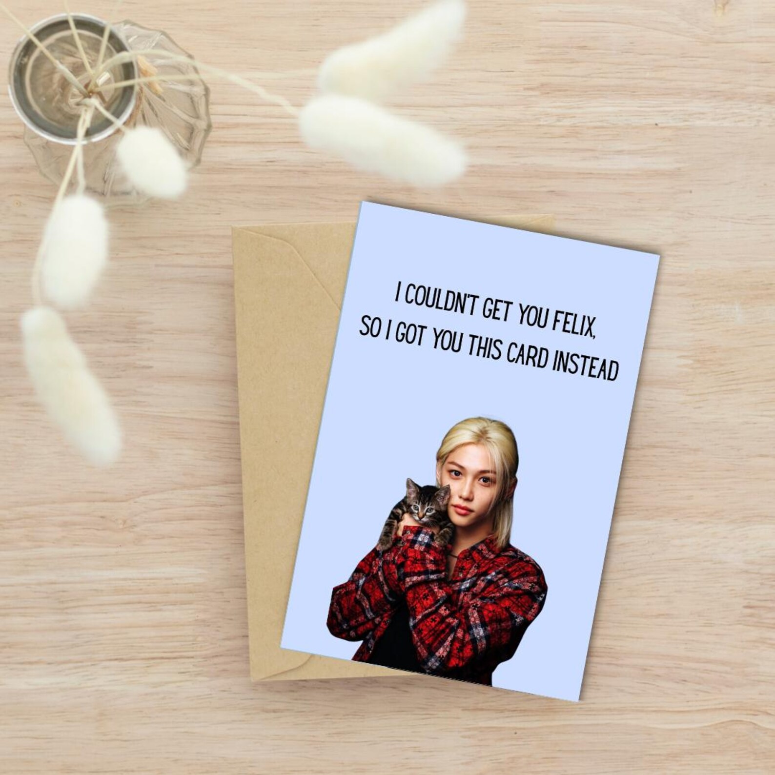 Felix Printable Card, Stray Kids Card, Digital Download, Kpop Birthday ...