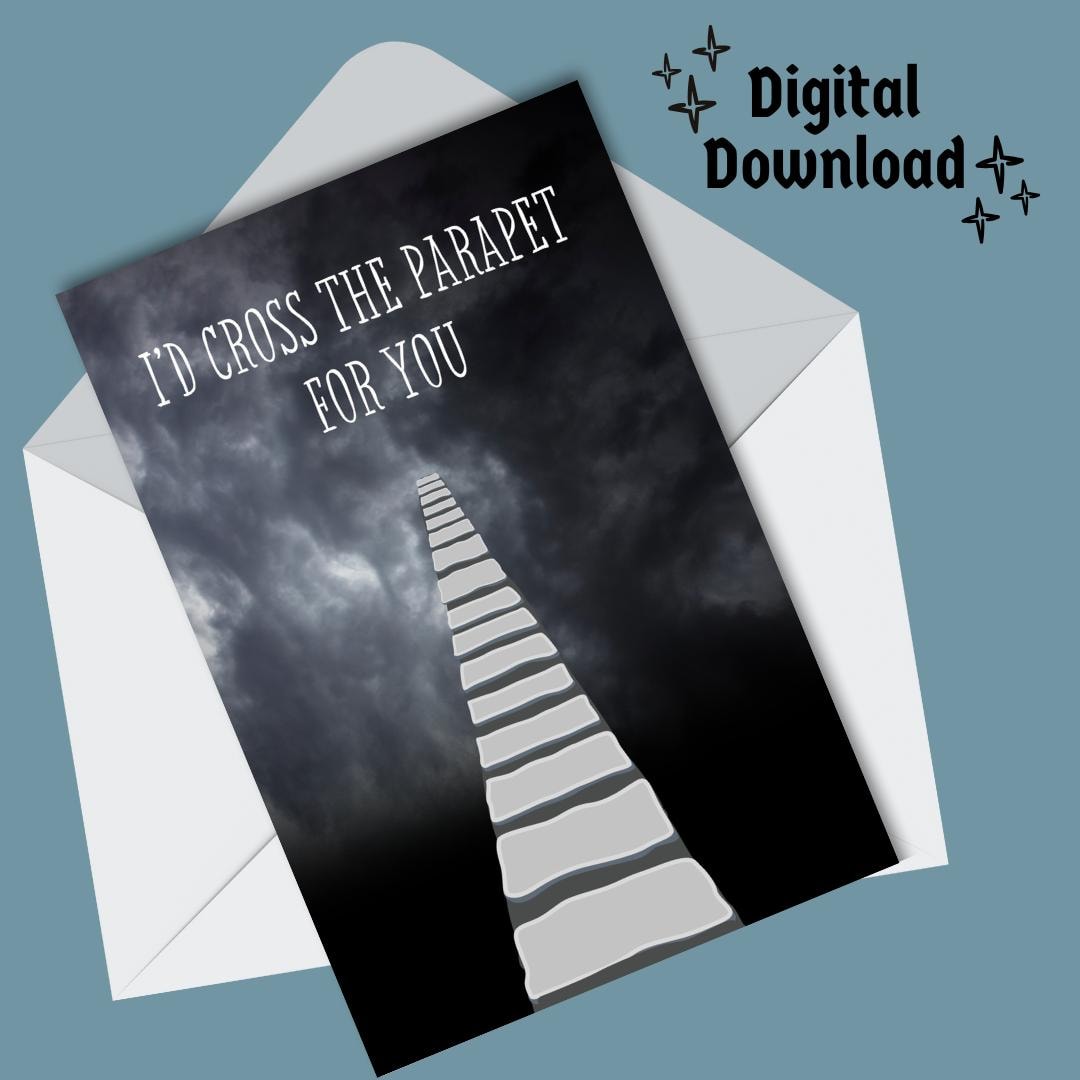 Fourth Wing Birthday Card: Parapet Design (digital Download) - Etsy Canada