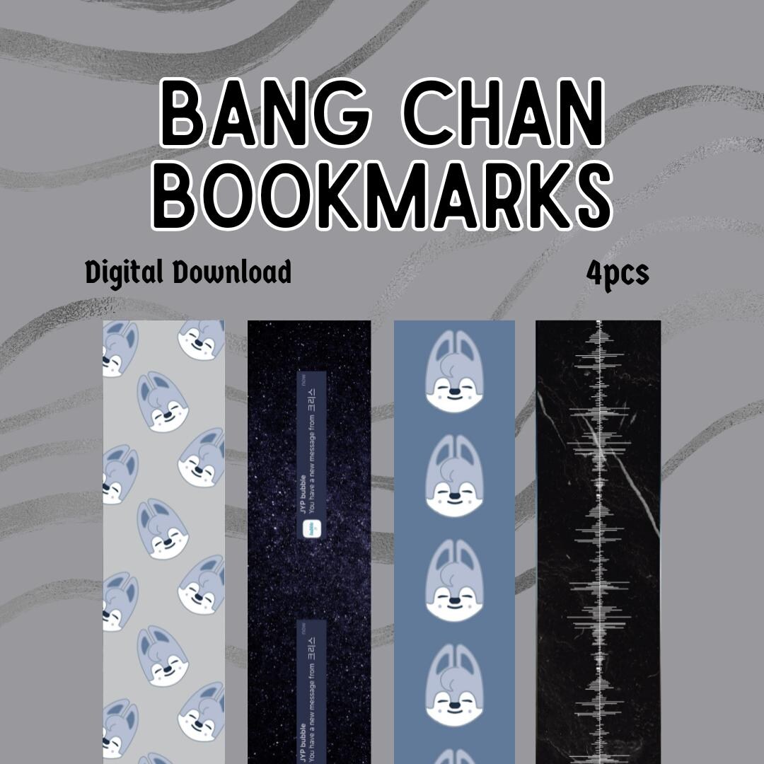 Stray Kids Bang Chan Bias Printable Bookmarks | Kpop Digital Download ...