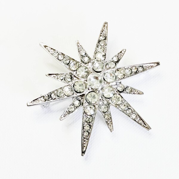 Crystal Brooch Pin - Etsy