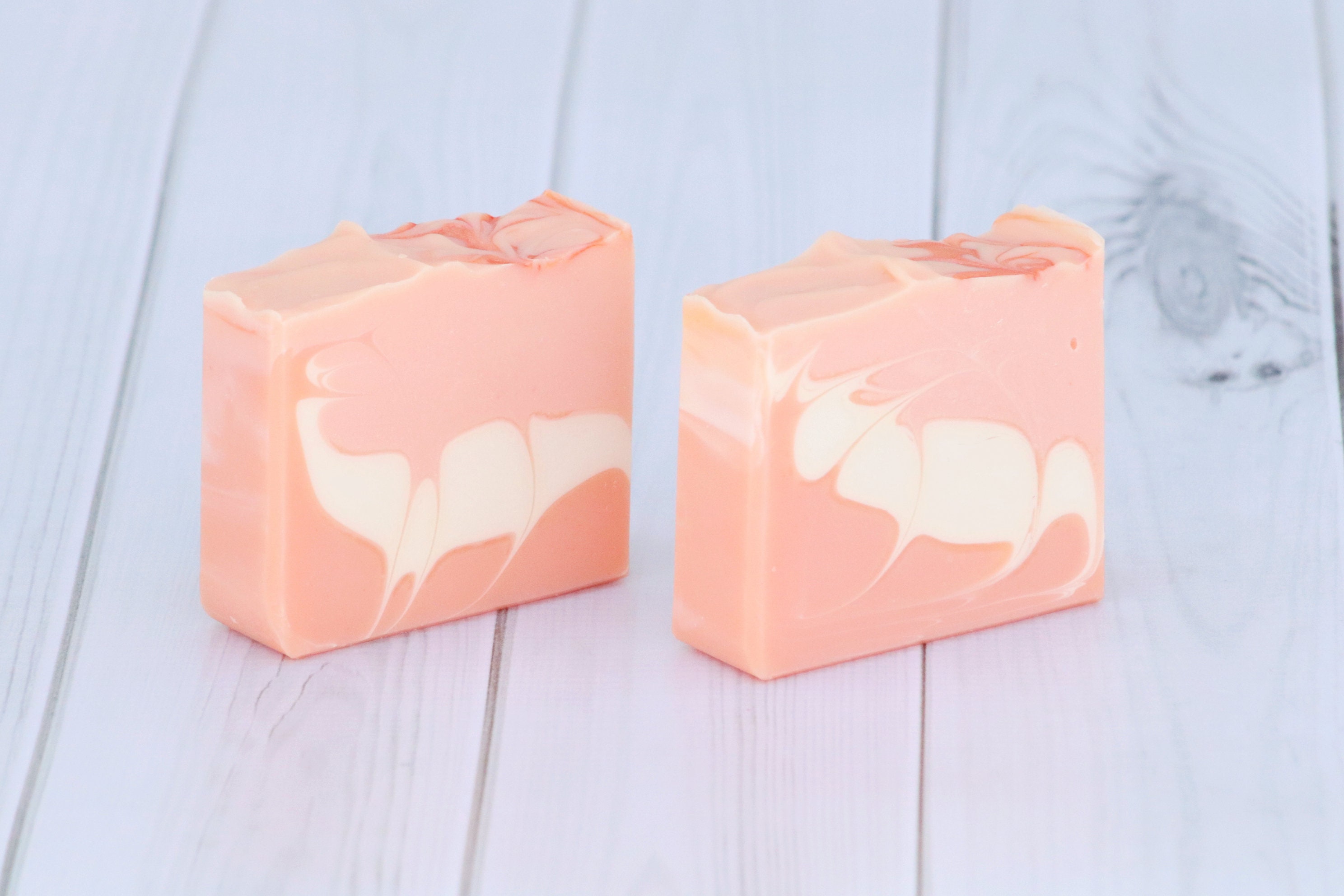 APRICOT FREESIA Artisan Soap Handmade vegan almond milk soap | Etsy