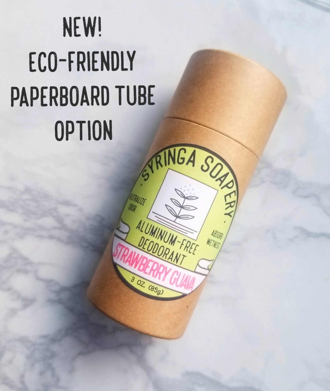24-hour Aluminum-free Natural Deodorant for Sensitive Skin, Men & Women ...