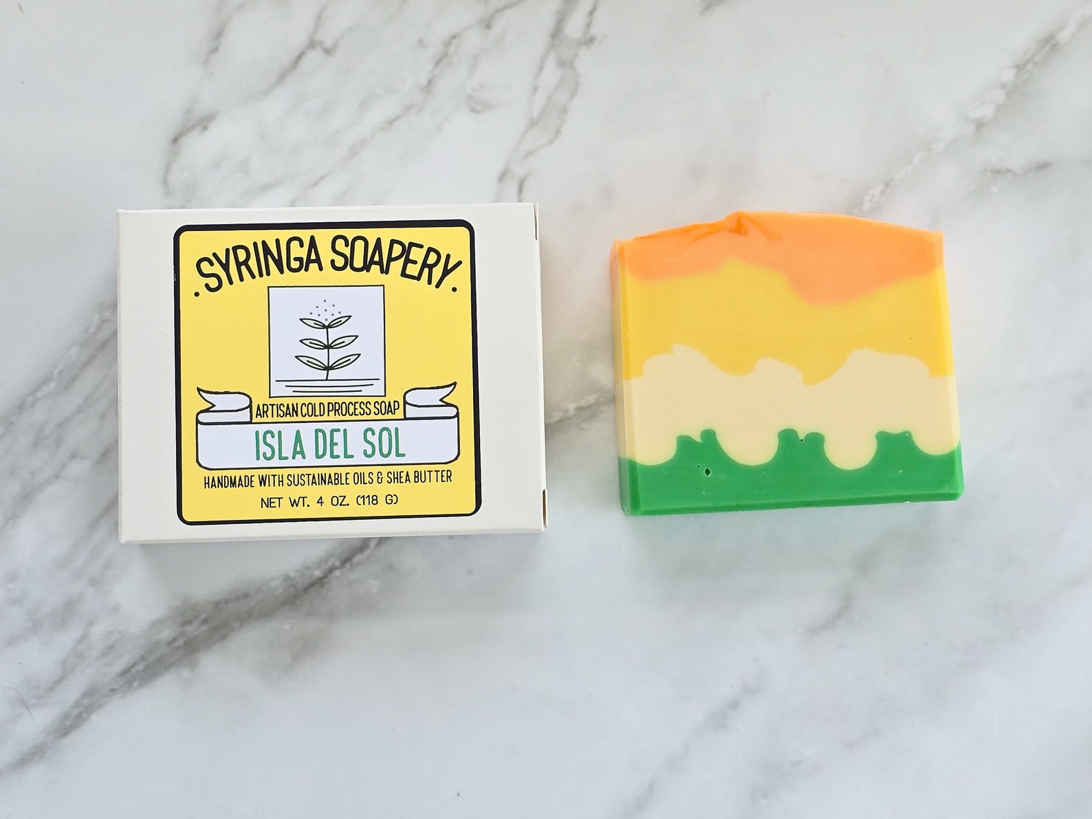 ISLA DEL SOL Artisan Soap, Handmade Honey and Goat Milk Soap, Gentle ...