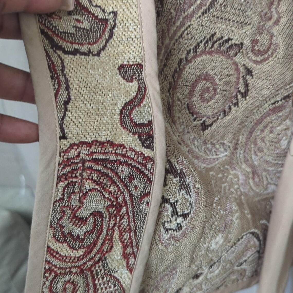 Flashback Thick Tapestry Paisley Coat Size L - Etsy