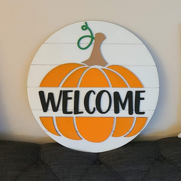 Round Wood Sign - Etsy