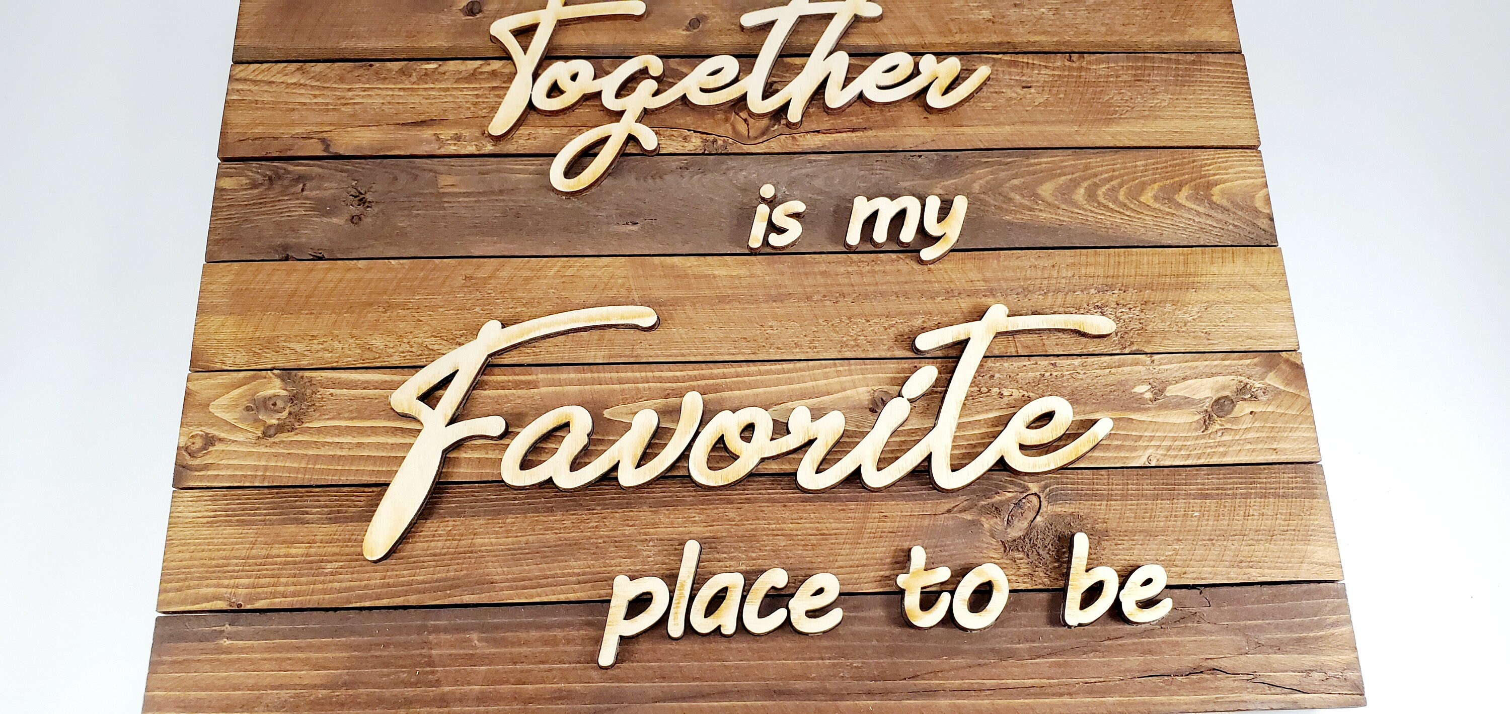 Wall Sign With Quotes Love Quotes Rustic Wall Decor | Etsy