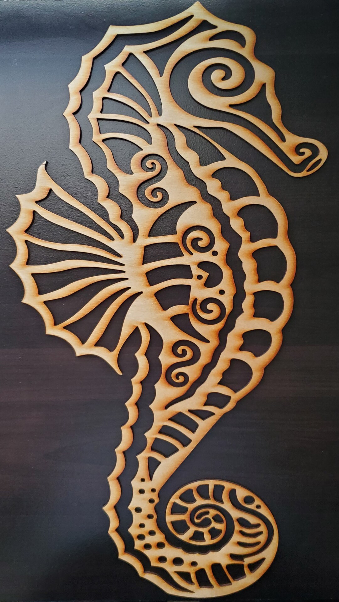 Seahorse Wall Art Decor, Seahorse, Coastal Decor, Beach House Decor ...