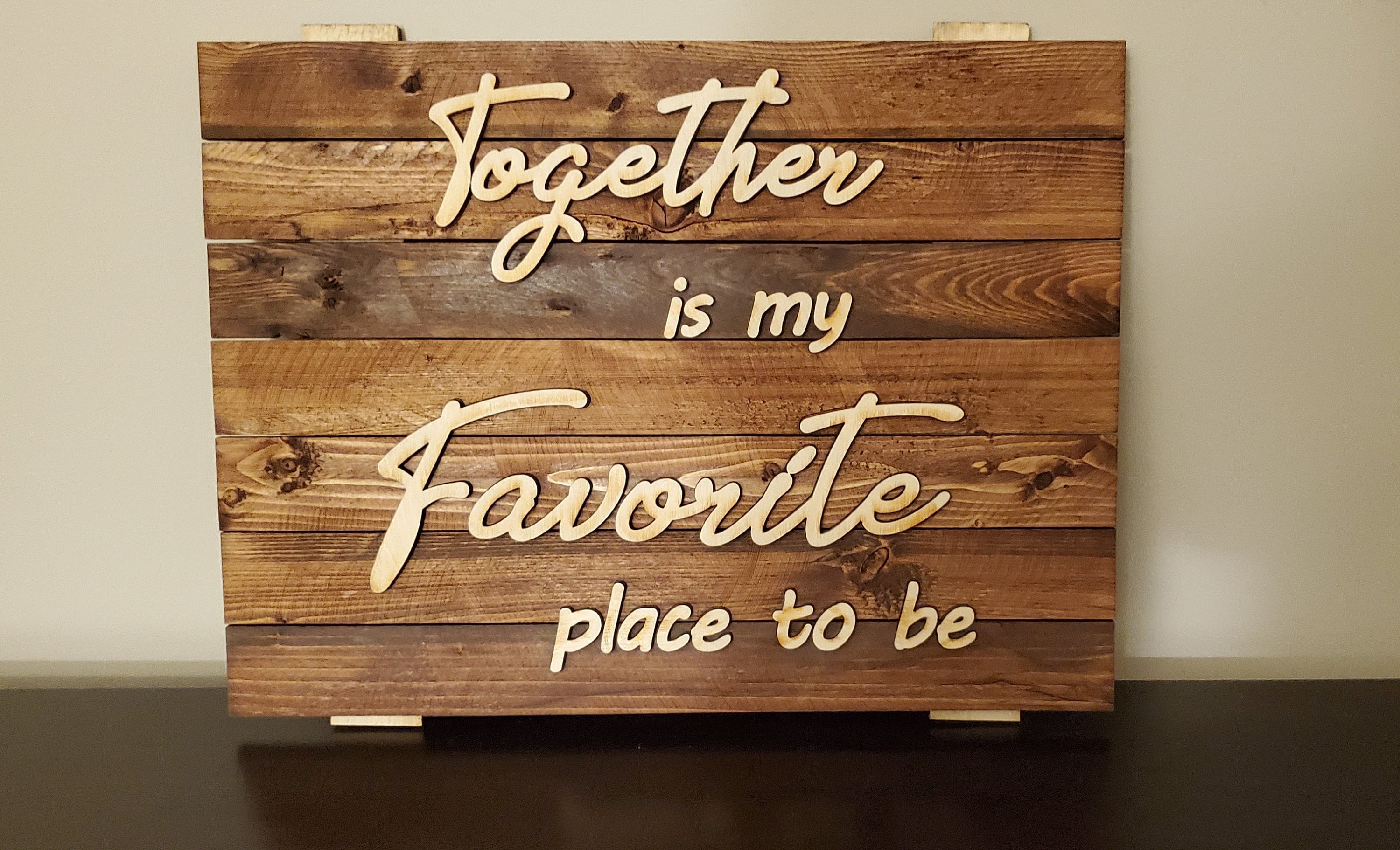 Wall Sign With Quotes Love Quotes Rustic Wall Decor | Etsy