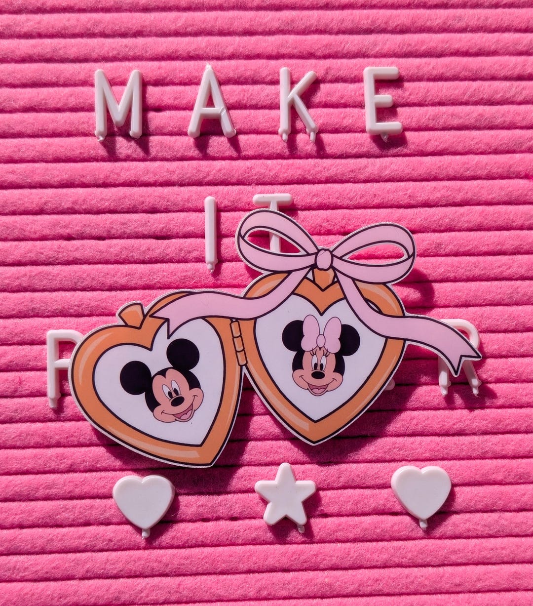 Minnie and Mickey Locket Sticker - Etsy