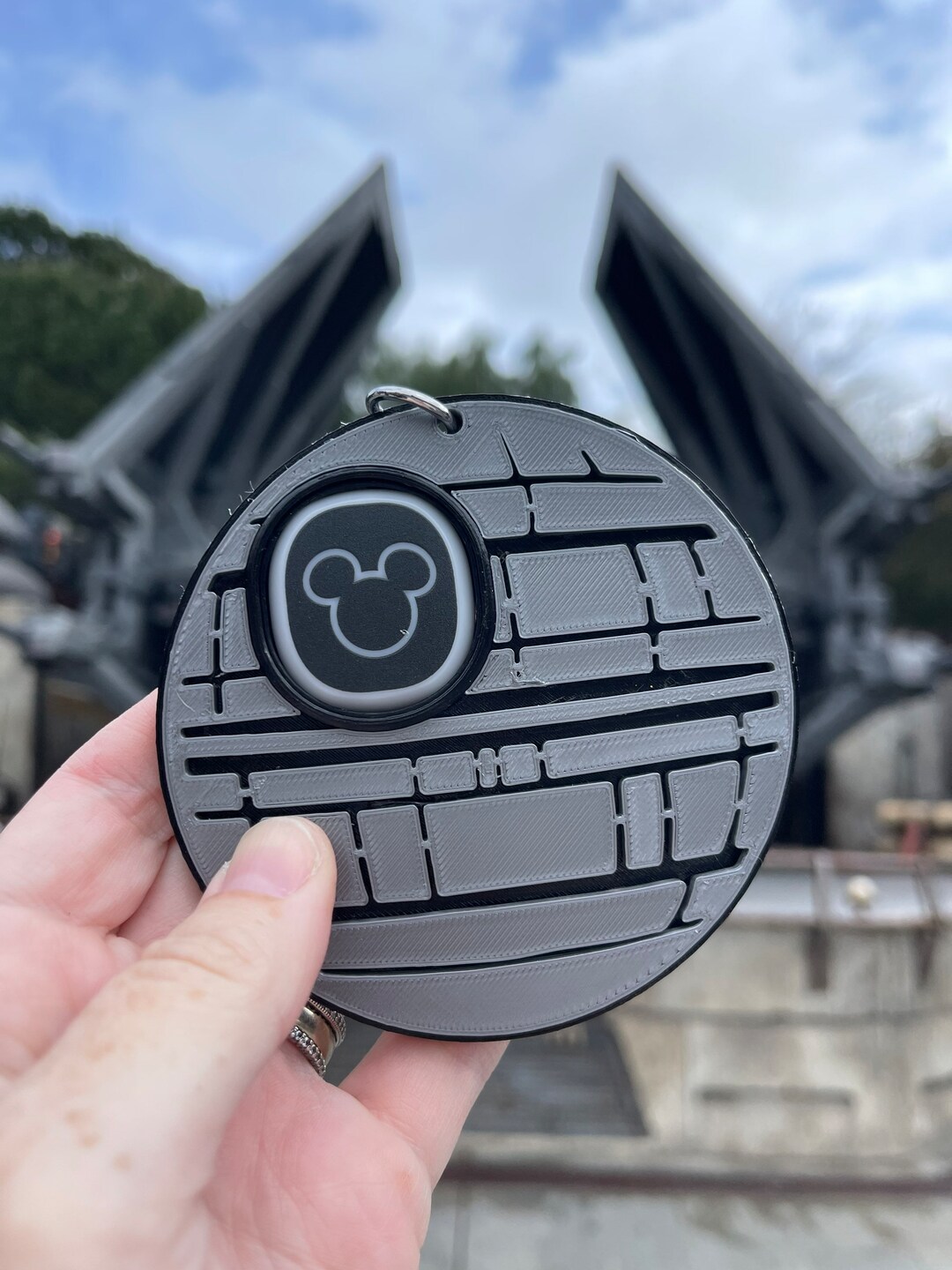 Magicband Puck Holder- Evil Ship - Etsy