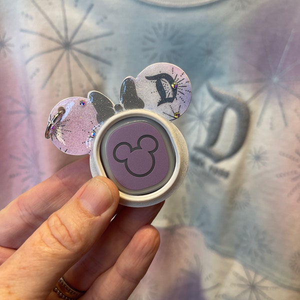 Magic Band Puck Holder Keychain - Etsy