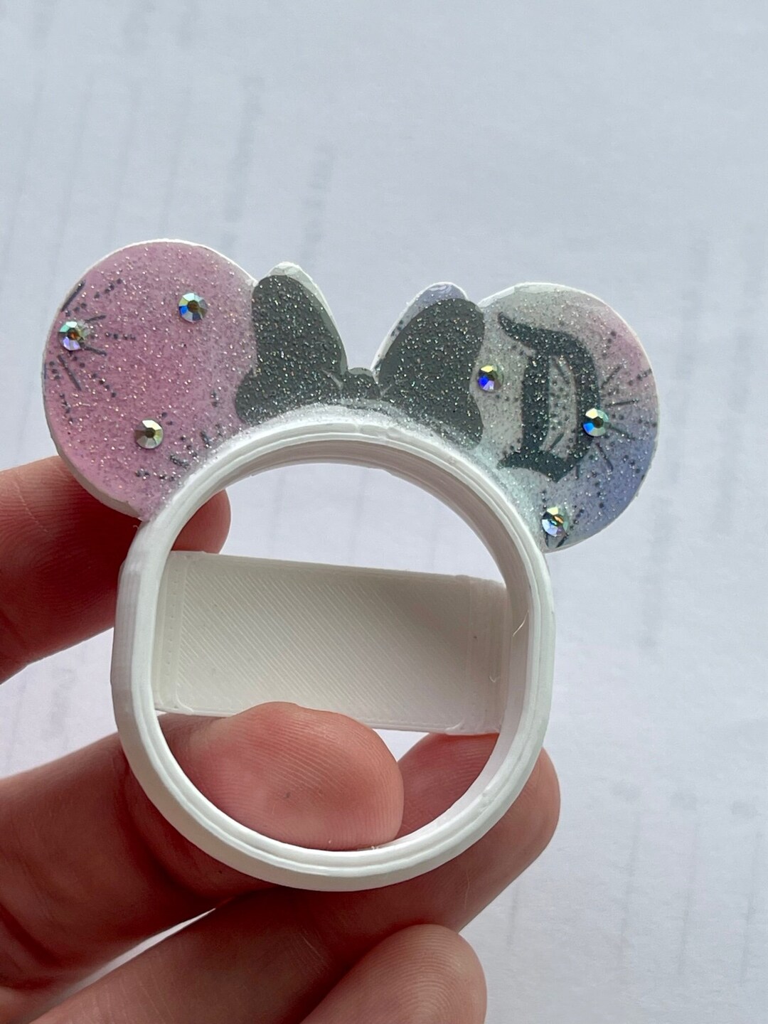 Magic Band Plus Puck Holder- Minnie Jersey Watch Holder - Etsy